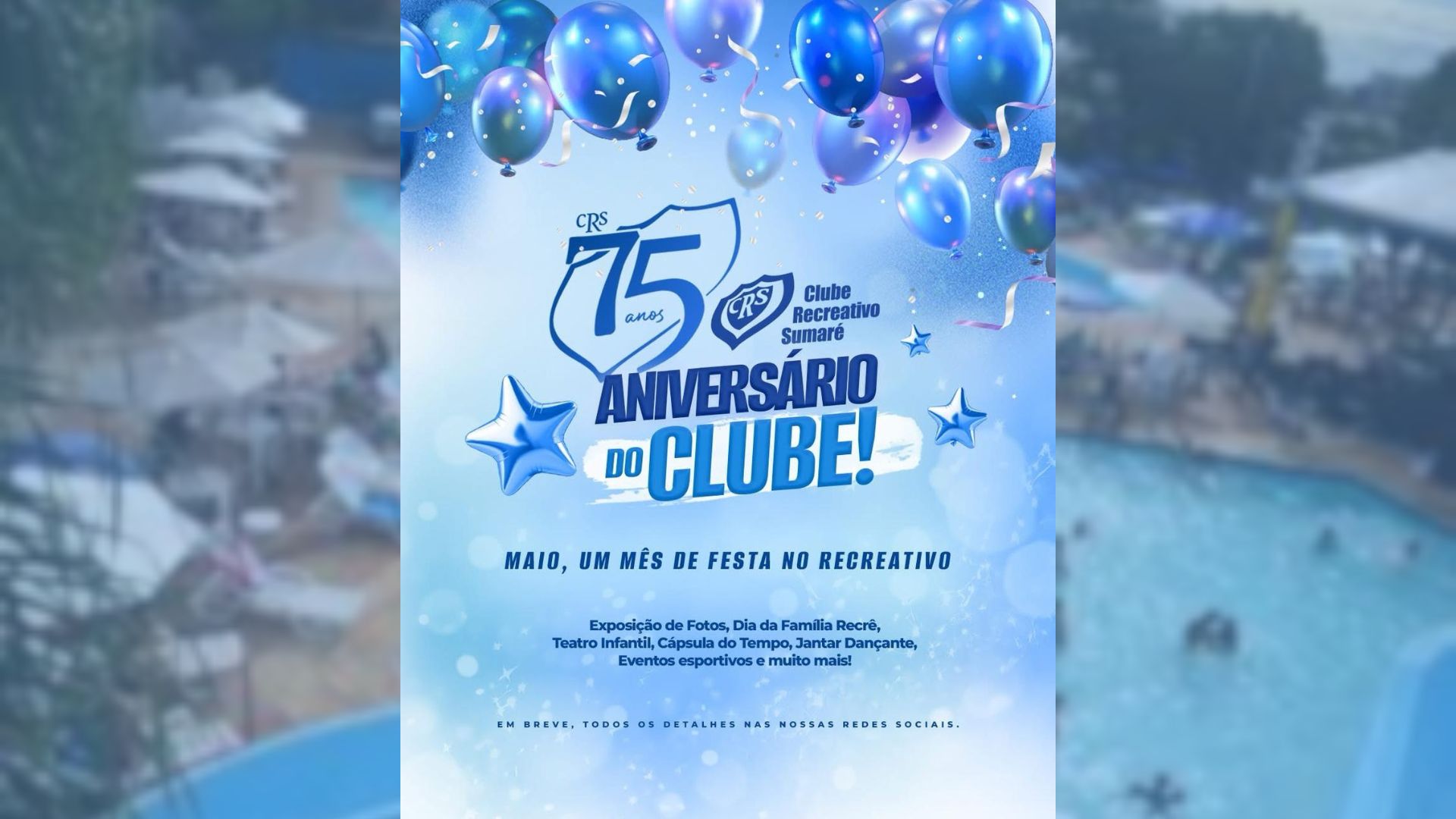 Clube Recreativo Sumaré celebra 75 anos com eventos especiais em 2025 ...